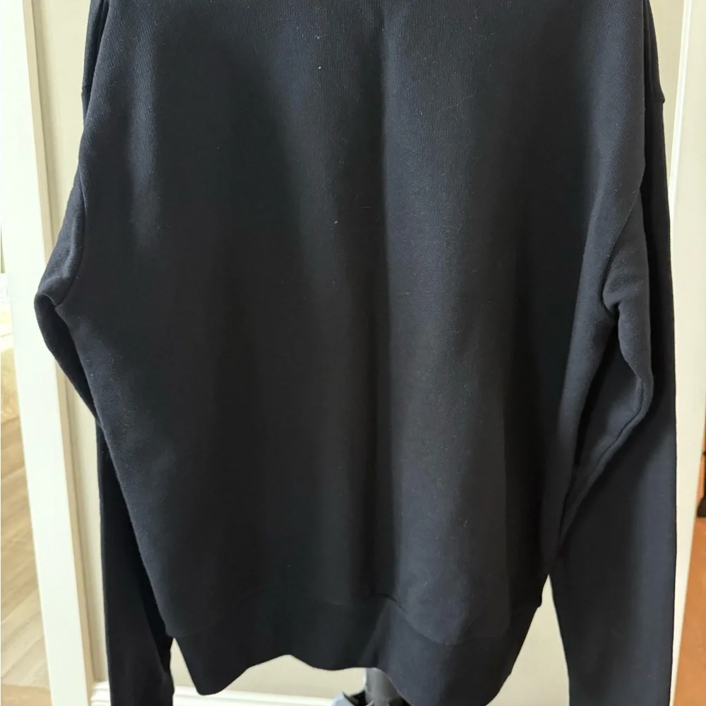 Marni | Jackets & Coats | Marni Black Crewneck With Red Logo | Poshmark
